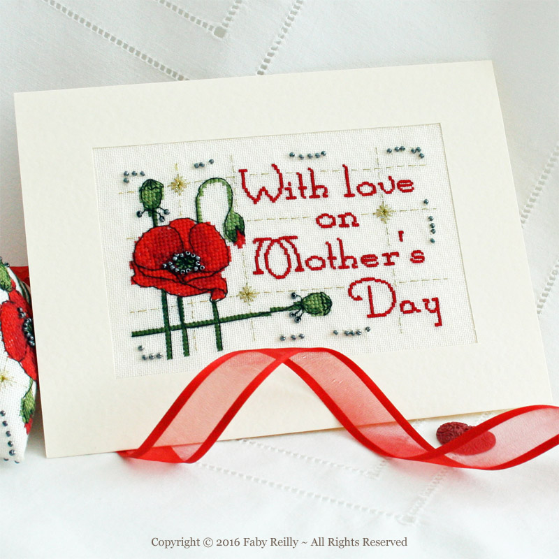 Poppy Card - Faby Reilly Designs